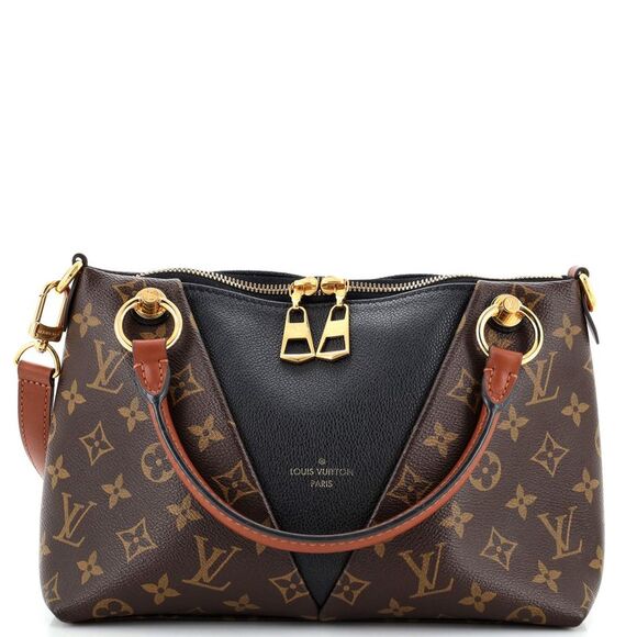 Louis Vuitton | Bags | Louis Vuitton V Tote Monogram Canvas And Leather ...
